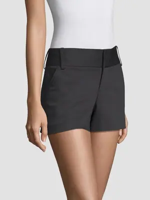 Alice + Olivia Cady Tailored Shorts - Black