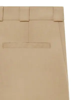 Givenchy Extra Wide Chino Pants In Canvas