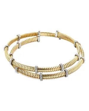 Baublebar Eve Pave Coil Bangle Bracelet - Gold