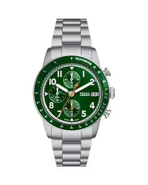 Fossil Sport Tourer Chronograph - Green/silver