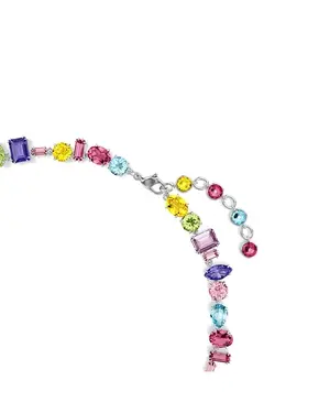 SWAROVSKI Gema Crystal Necklace Rhodium Plated