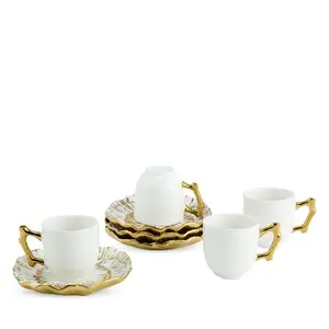 Michael Aram Anemone 2 Piece Demitasse Set