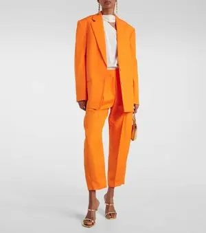 Stella McCartney Single-breasted Crêpe Blazer