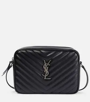 Saint Laurent Lou Quilted Leather Camera Bag - Black