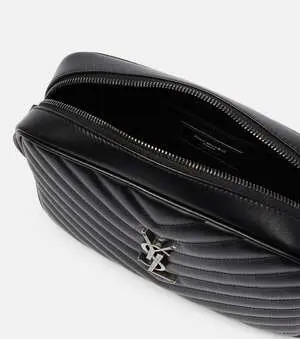 Saint Laurent Lou Quilted Leather Camera Bag - Black