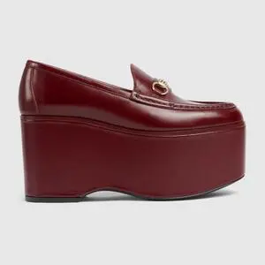 Gucci Horsebit Platform Loafer Leather
