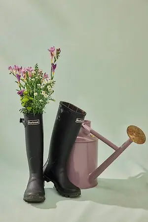 Barbour Bede Tall Wellies Black