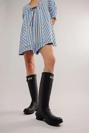 Barbour Bede Tall Wellies - Black
