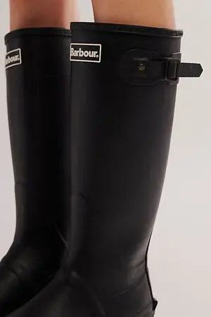 Barbour Bede Tall Wellies - Black