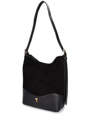 AMI Paris Paname Paname Suede Bucket Bag