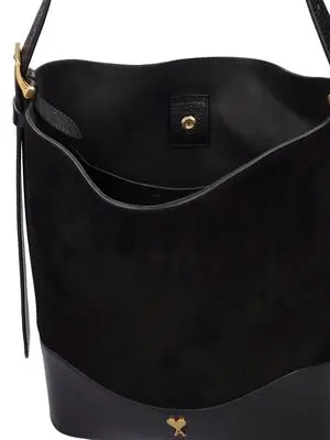 AMI Paris Paname Paname Suede Bucket Bag