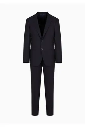 Giorgio Armani Manhattan Line Virgin-wool Single-breasted Suit