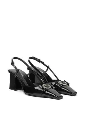 Versace Medusa Head Leather Pumps