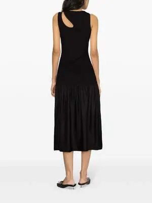 Sandro Olane Ribbed-knit Maxi Dress