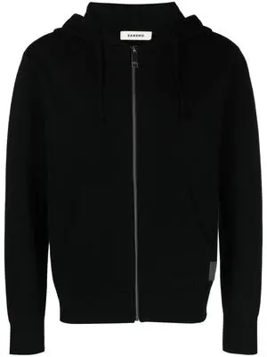 Sandro Zip-up Long-sleeved Hoodie