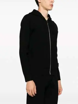 Sandro Zip-up Long-sleeved Hoodie