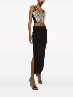 Dolce & Gabbana Crystal-embellished Top