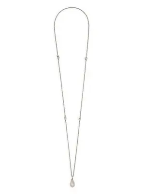 Dolce & Gabbana Faux-pearl Pendant Necklace - Silver
