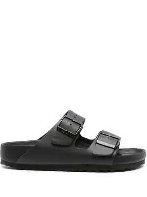 BIRKENSTOCK Arizona Leather Sandals - Black