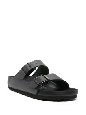 BIRKENSTOCK Arizona Leather Sandals - Black