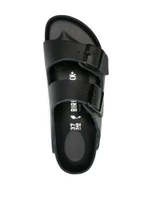 BIRKENSTOCK Arizona Leather Sandals - Black