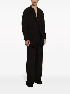 Dolce & Gabbana Long-sleeved Silk-blend Shirt