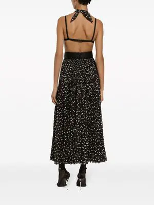 Dolce & Gabbana Polka Dot Halterneck Dress