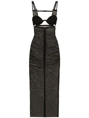 Dolce & Gabbana Bustier Midi Dress