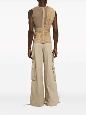 Dolce & Gabbana Wide-leg Cargo Trousers - Neutrals