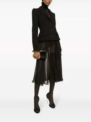 Dolce & Gabbana High-neck Silk Blouse