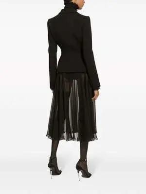 Dolce & Gabbana High-neck Silk Blouse