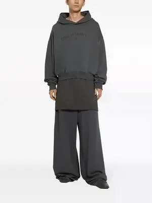Dolce & Gabbana Wide-leg Cotton Track Pants