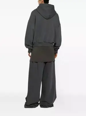 Dolce & Gabbana Wide-leg Cotton Track Pants