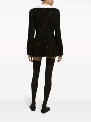 Dolce & Gabbana Sequinned Tweed Jacket