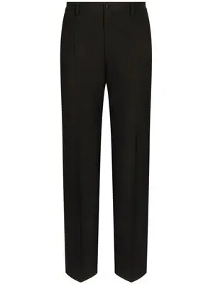 Dolce & Gabbana Virgin Wool Straight-leg Trousers