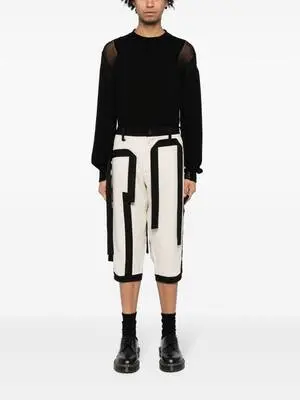 Yohji Yamamoto Detachable-strap Bermuda Shorts