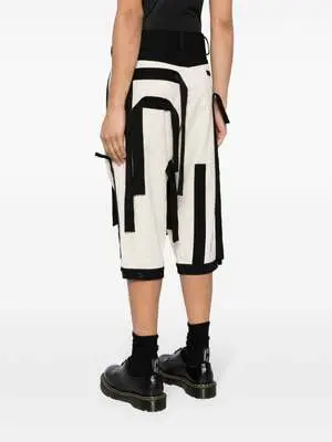 Yohji Yamamoto Detachable-strap Bermuda Shorts