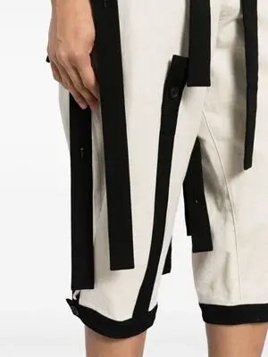 Yohji Yamamoto Detachable-strap Bermuda Shorts