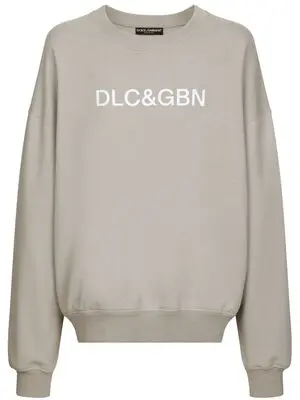 Dolce & Gabbana Logo-print Cotton-jersey Sweatshirt