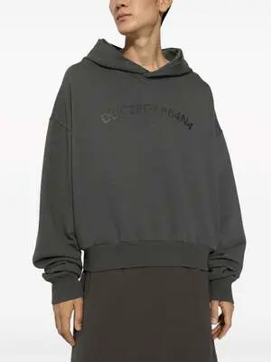Dolce & Gabbana Logo-print Hoodie - Grey