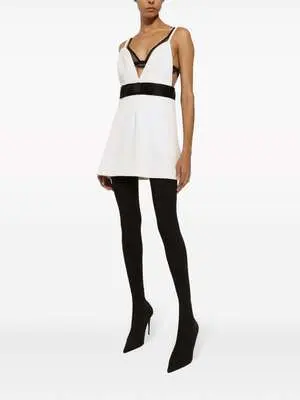 Dolce & Gabbana Virgin Wool-blend Minidress