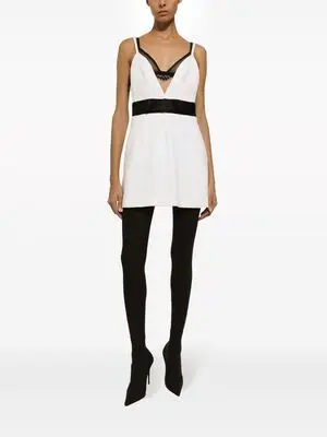 Dolce & Gabbana Virgin Wool-blend Minidress