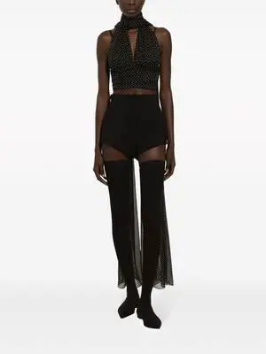Dolce & Gabbana Polka Dot-print Silk Top