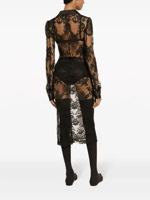 Dolce & Gabbana Tulle Midi Skirt