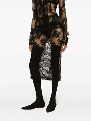 Dolce & Gabbana Tulle Midi Skirt