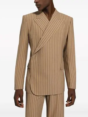 Dolce & Gabbana Pinstripe-pattern Wool Blazer