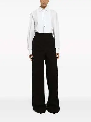 Dolce & Gabbana Bib-front Cotton Shirt
