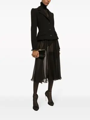 Dolce & Gabbana Chiffon Calf-length Circle Skirt