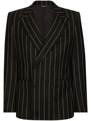 Dolce & Gabbana Pinstripe-pattern Wool Blazer