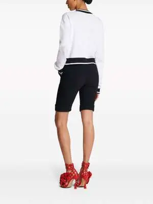 Balmain Logo-embroidered Crew-neck Jumper - White